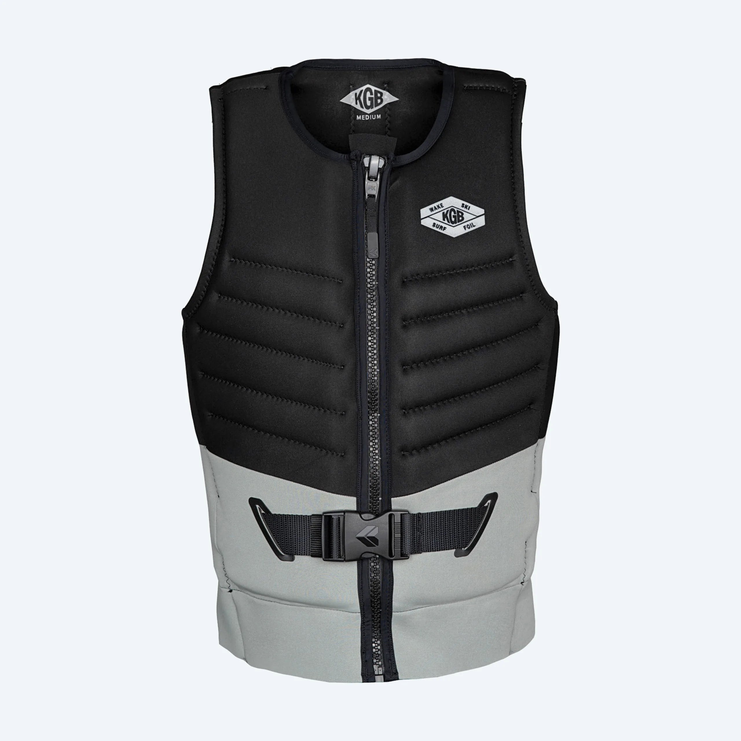 KGB Select Mens Life Jacket - Black/Silver – Deja Vu Ski & Board